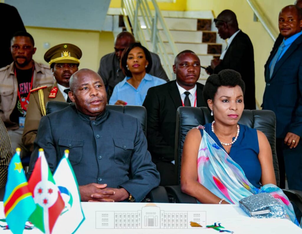 Descent on the ground of President Félix-Antoine TSHISEKEDI TSHILOMBO ...