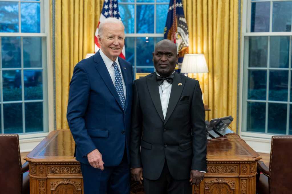 The Ambassador of Burundi to Washington DC presents his credentials to ...